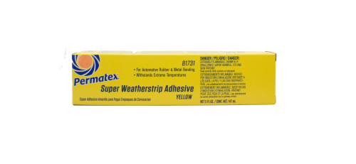 3M 08011 WEATHERSTRIP ADHESIVE BLACK